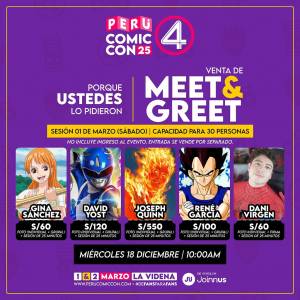 Perú Comic Con 2025: ¡Todo lo que debes saber acerca de la convención!