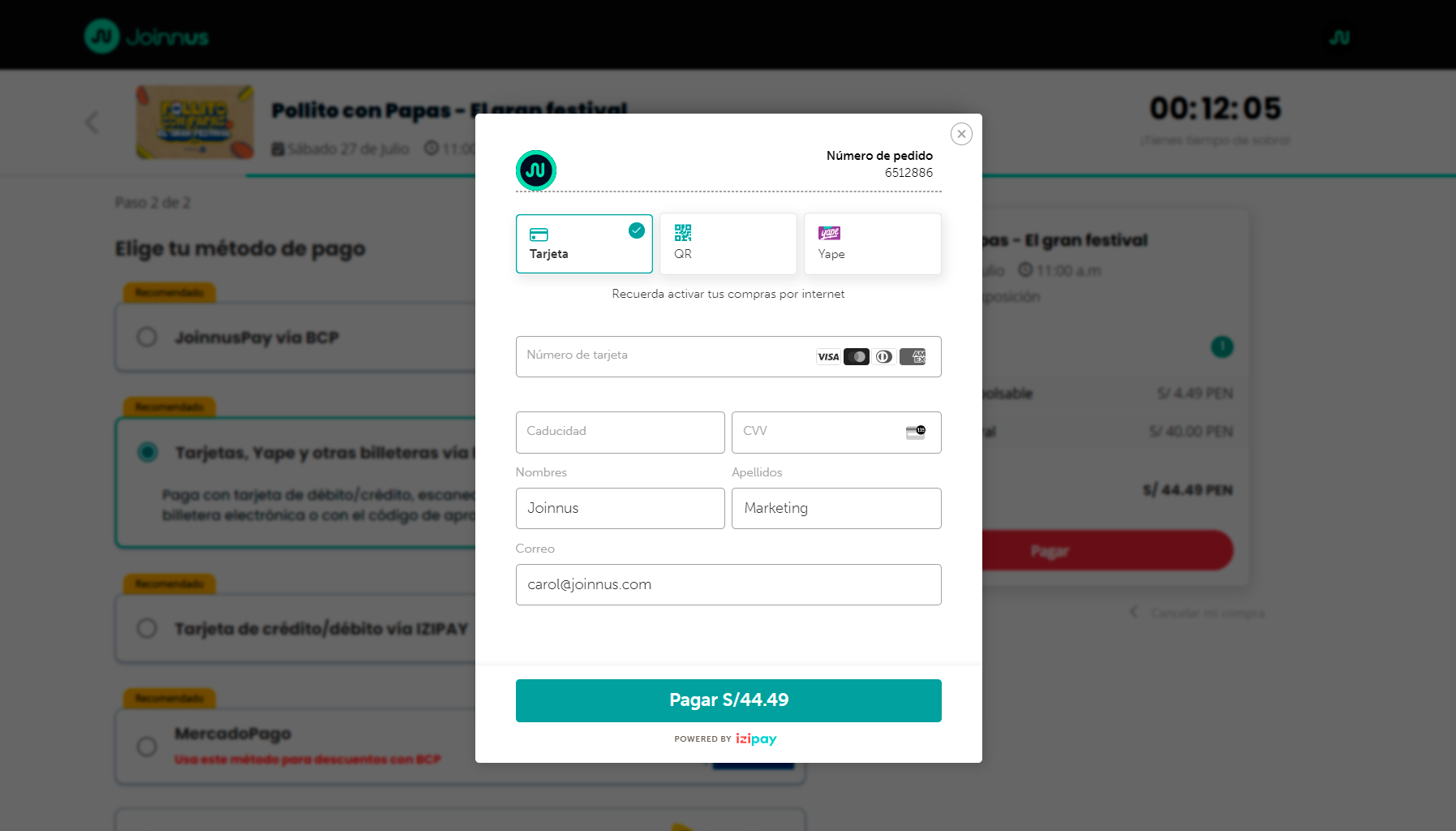 Festival Pollito con Papas: ¡Te enseñamos cómo comprar tus entradas paso a paso! - Blog Joinnus