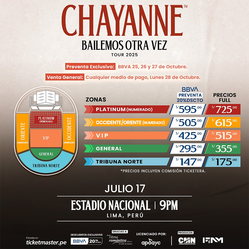 Chayanne llega a Lima y Arequipa en 2025 con su gira Bailemos Otra Vez ...
