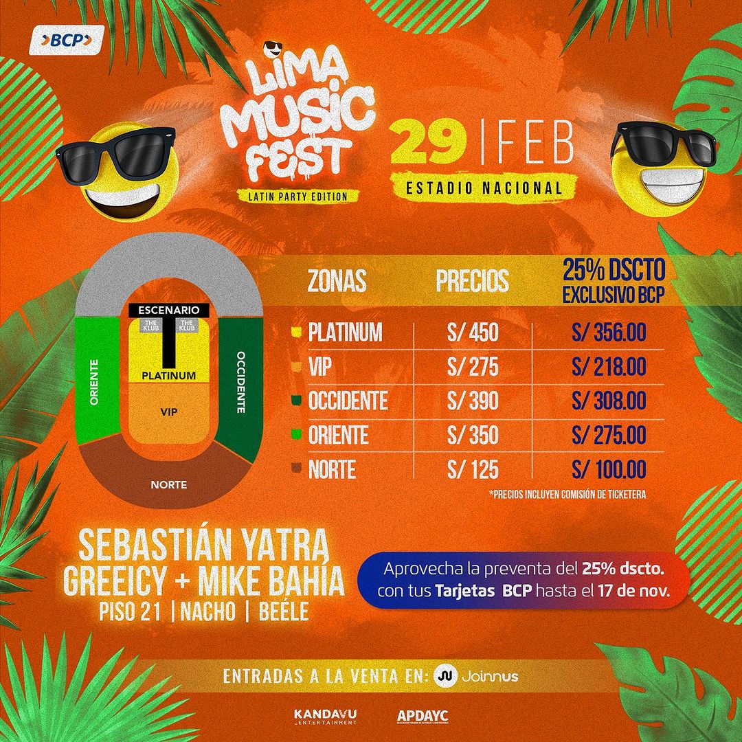 ¡Lo que tienes que saber sobre el próximo Lima Music Fest 2024! - Blog Joinnus