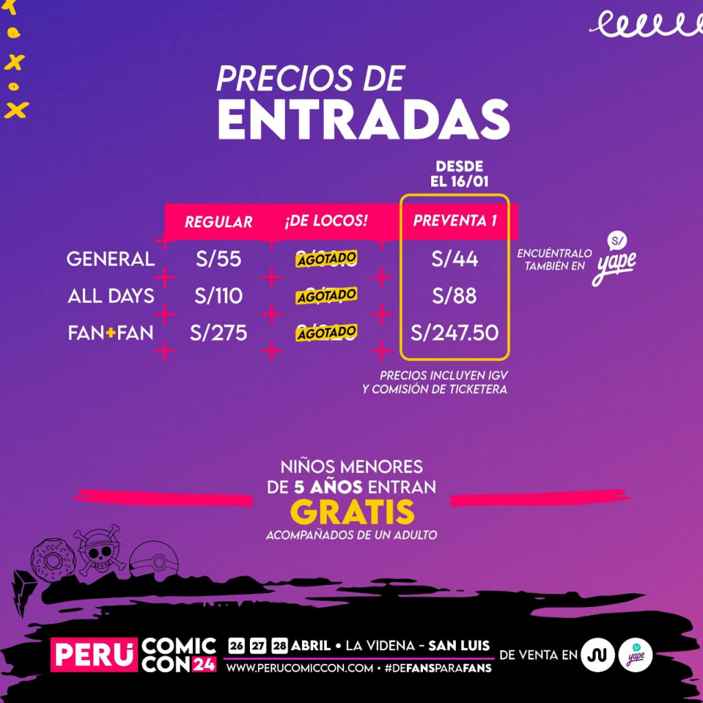 Perú Comic Con 2024: Todo lo que debes saber acerca del evento