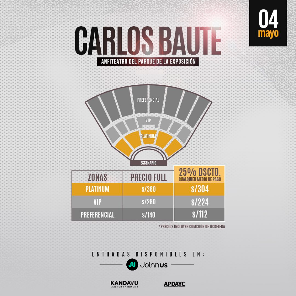 Carlos Baute en Lima: ¡Todo lo que debes saber sobre el concierto ...