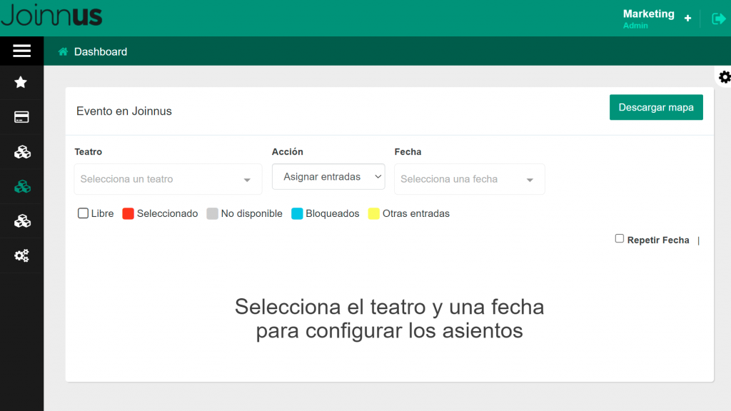¿Cómo bloquear asientos desde el plano de butacas en tu evento de Joinnus? - Blog Joinnus