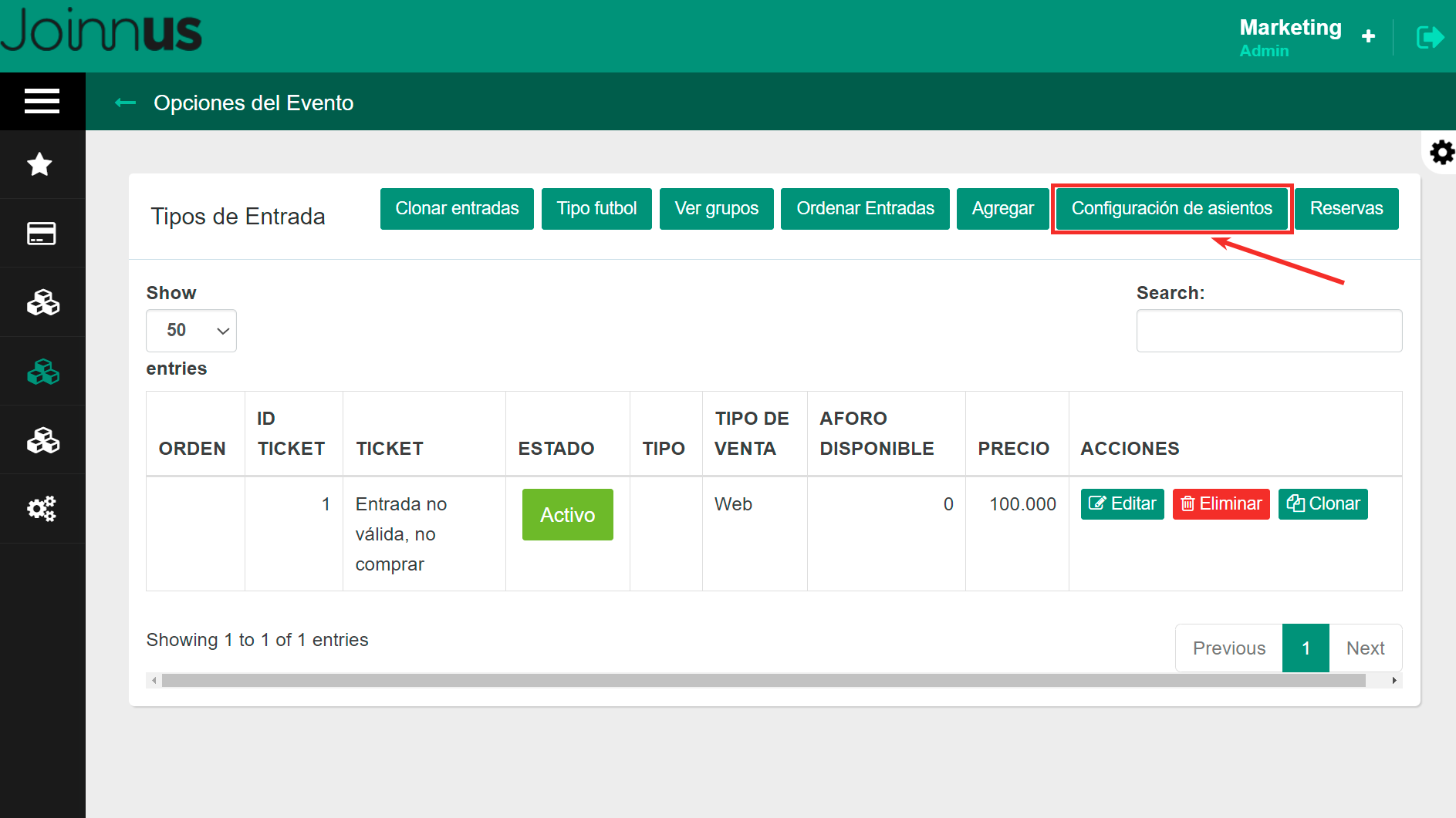 ¿Cómo bloquear asientos desde el plano de butacas en tu evento de Joinnus? - Blog Joinnus