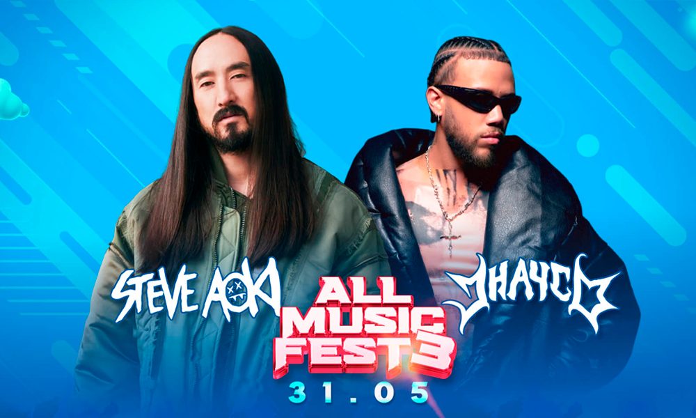 All Music Fest 3 revela su lineup completo con Steve Aoki, Jhay Cortez ...