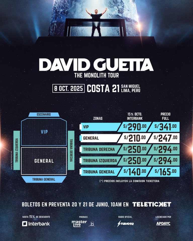 David Guetta regresa a Lima con su espectáculo inmersivo The Monolith ...