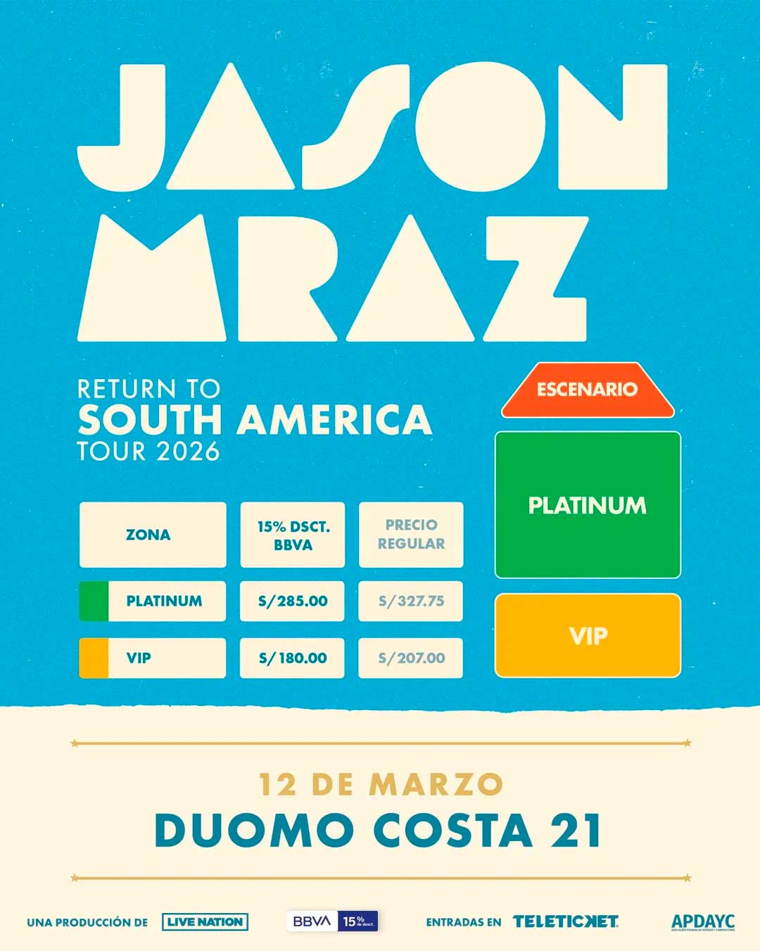Jason Mraz en Lima: ¡Te contamos todo sobre su concierto en Perú ...